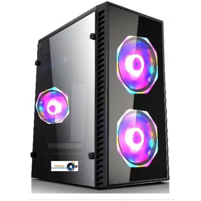 COD Keytech Terminator Series T800 Tempered Glass Gaming PC Tower Case ...