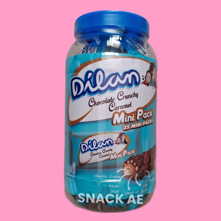 Garuda Food Dilan Chocolate Crunchy Caramel Mini Pack Jar / Toples isi ...