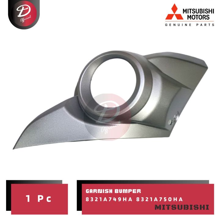 Garnish Cover Foglamp Mitsubishi Xpander Tahun 2016-2019 Hitam Silver ...