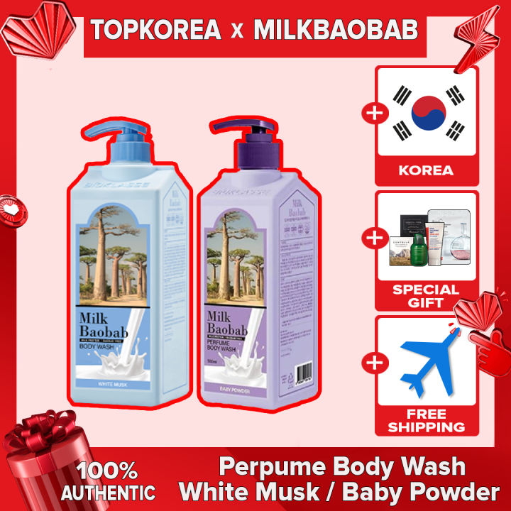 ★MILK BAOBAB★ ""BTS PICK "" perfume body Wash or Shampoo or Treatment ...