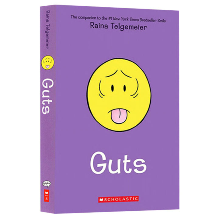 Raina Telgemeier: Guts Children's Full Color Cartoon English Picture ...