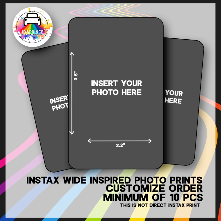 Customized Photo Card printing 300gsm minimum10pcs | Lazada PH