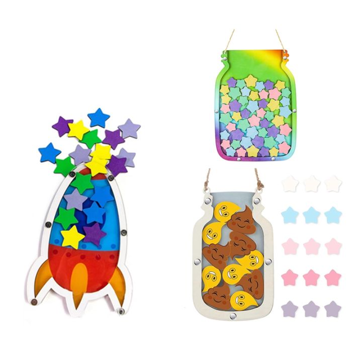 Classroom Reward Jars for Kids Toddlers Star Jar Reward System ...