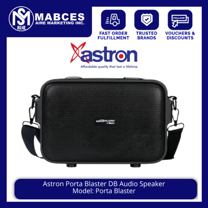Astron Porta Blaster DB Audio Speaker | Lazada PH