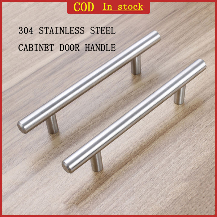 Stainless Steel Cabinet Handle Drawer Knobs Modern Style Wardrobe ...
