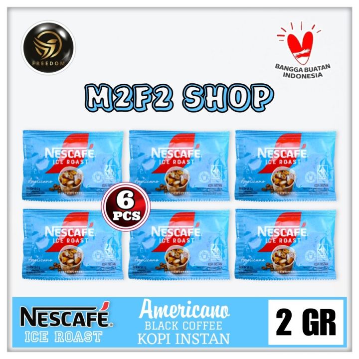 Nescafe Ice Roast Instant Americano | Kopi Murni Sachet - 2 gr (Kemasan ...