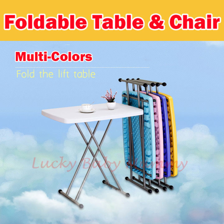 Foldable Utility Table/Chair/Dining Table / Fireheart | Lazada Singapore
