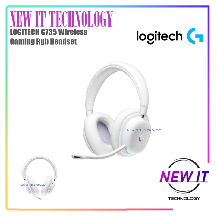 Logitech G735 Wireless Gaming Headset, Customisable LIGHTSYNC RGB ...