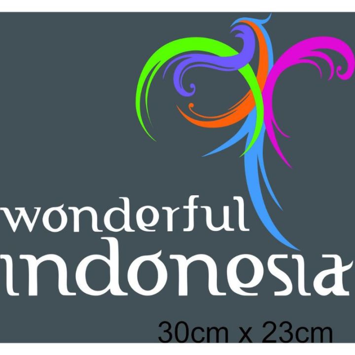 0122 sticker cutting wonderful Indonesia berbagai ukuran | Lazada Indonesia