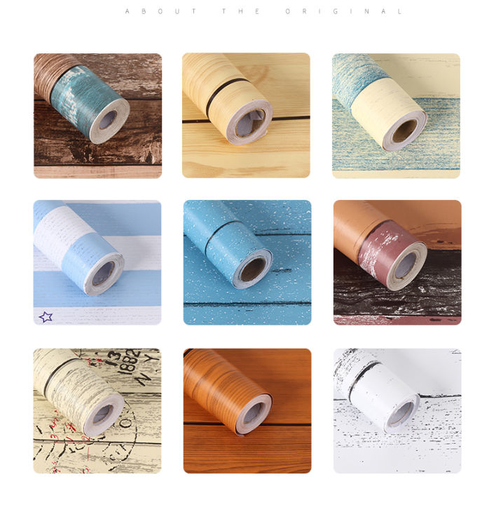 skyblue bricks design wallpaper self adhessive waterproof wallsticker ...