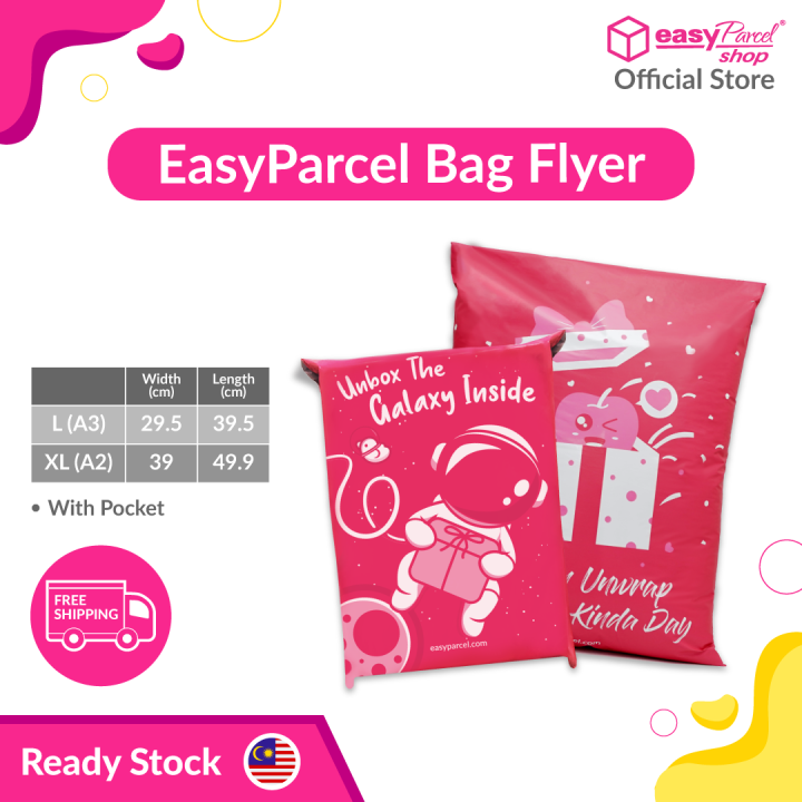 🔥 READY STOCK 🔥 EasyParcel L (A3) and XL (A2) Flyer - 100pcs - Courier ...