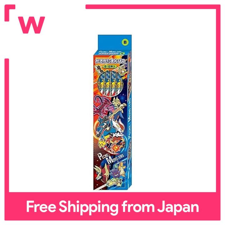 Showa Note Pokemon Pencil, Pencil, Kaki-kata Pencil, B, Paper box ...
