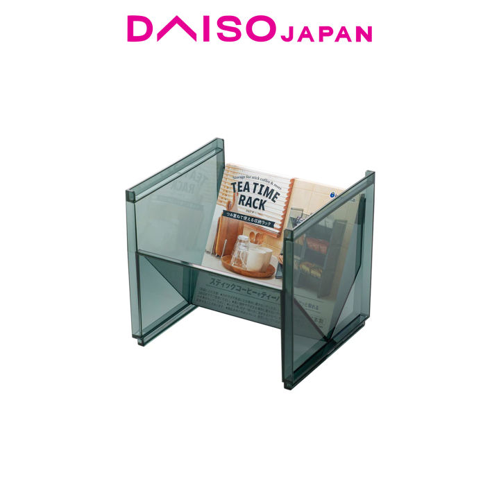 Daiso Teatime Rack (Clear Black) | Lazada PH