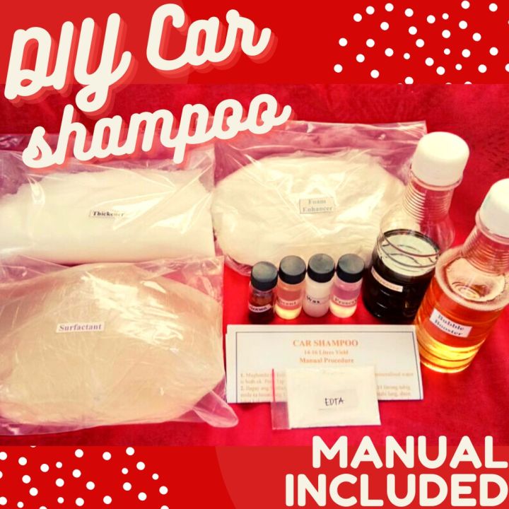 D.I.Y CAR SHAMPOO KIT WITH WAX, 17-20 Liters yield. Foaming Car Wash ...