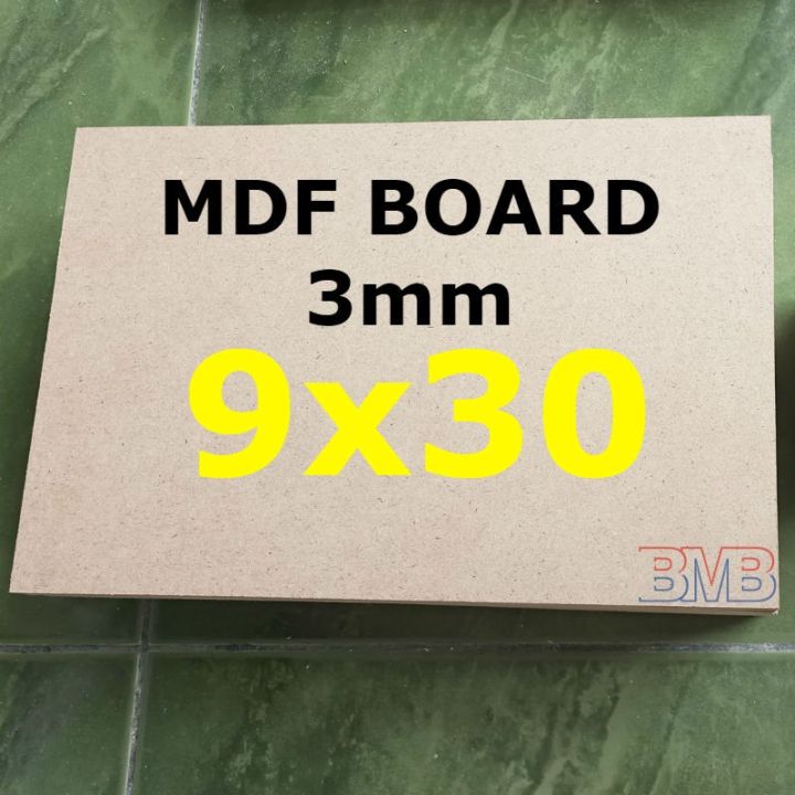 MDF Board 3mm Ukuran 9cm x 30cm | Lazada Indonesia