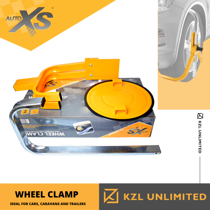 Adjustable Tyre Wheel Clamp Security Lock Car Van Truck Caravan Trailer ...