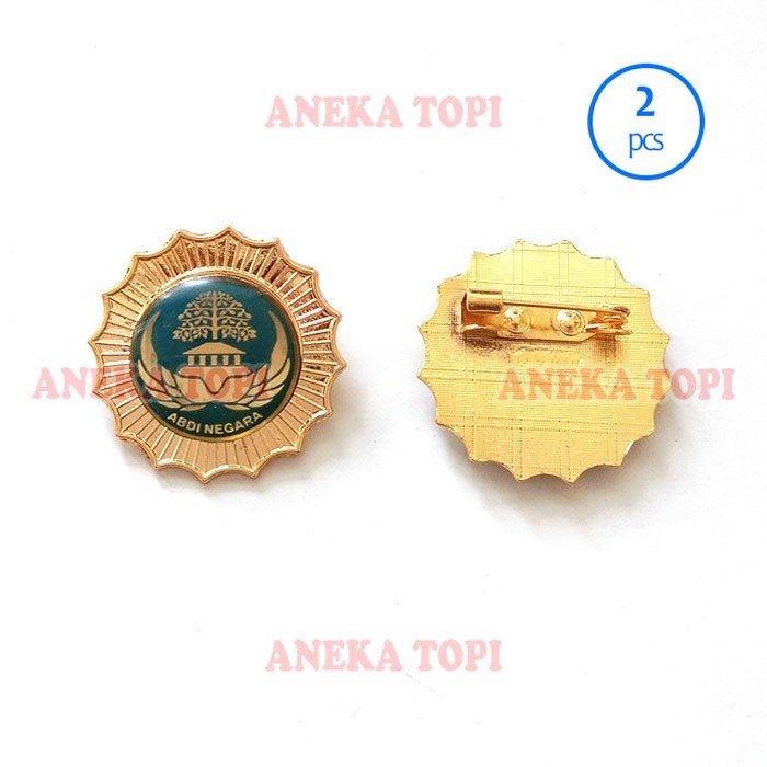 Pin Logo ASN Korpri Warna Biru - Lencana Abdi Negara Golongan Penata ...