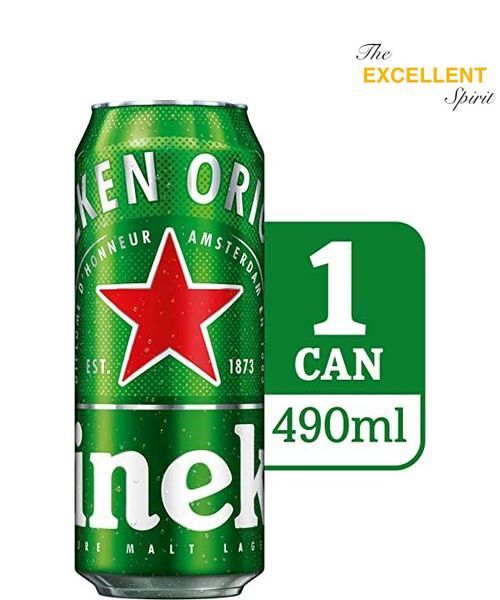 Heineken Lager Beer Can 490ml | Lazada Singapore