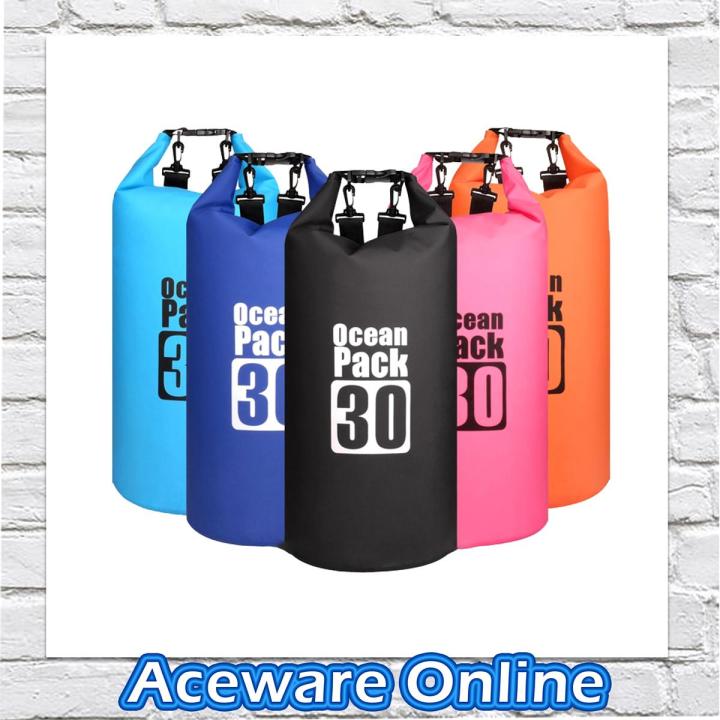 30L Ocean Pack Waterproof Outdoor Double Strap Dry Bag | Lazada