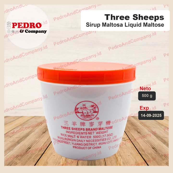 Three sheeps brand Maltose Gula Beko 500 gram - sucrose syrup sugar ...