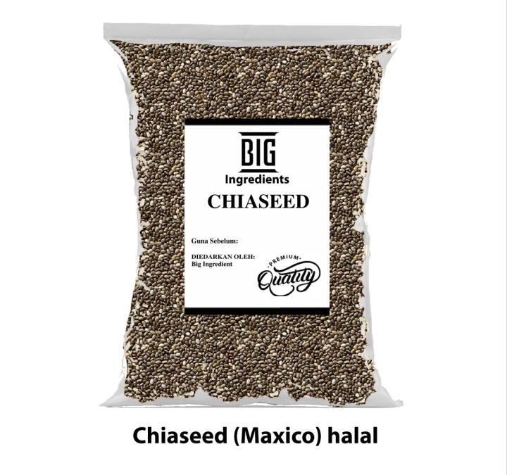 BIJI CHIA ORGANIK BIJI CHIA ORGANIK BORONG chiaseed chiaseeds 100g 250g ...