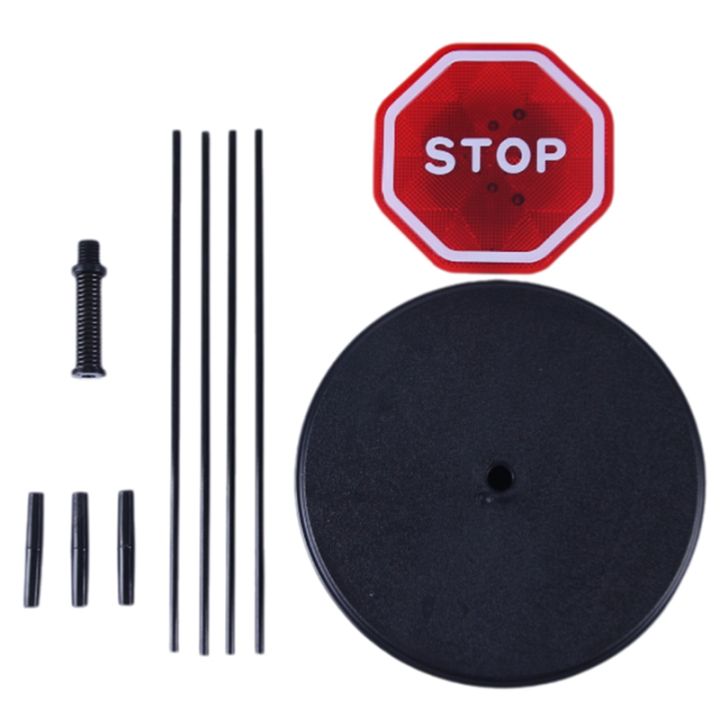 (THPE) Parking Garage Flashing Stop Sign, Garage Parking Sign ...