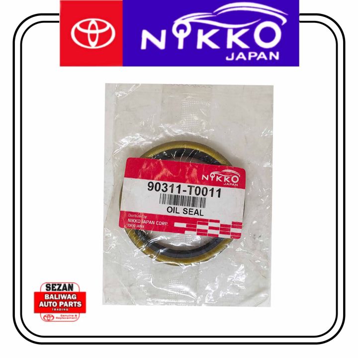 NIKKO JAPAN REAR AXLE OIL SEAL TOYOTA INNOVA 2004-2016 90311-T0011 ...