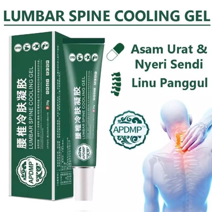 LUMBAR SPINE COOLING GEL PEREDA NYERI SENDI REMATIK PEGAL LINU NYERI ...