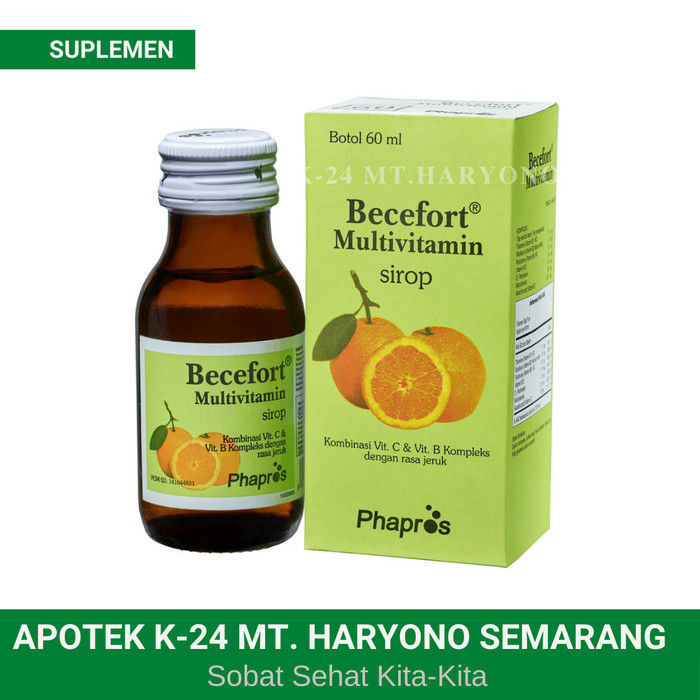 Becefort Sirup 60 ML - Multivitamin Pertumbuhan Anak | Lazada Indonesia