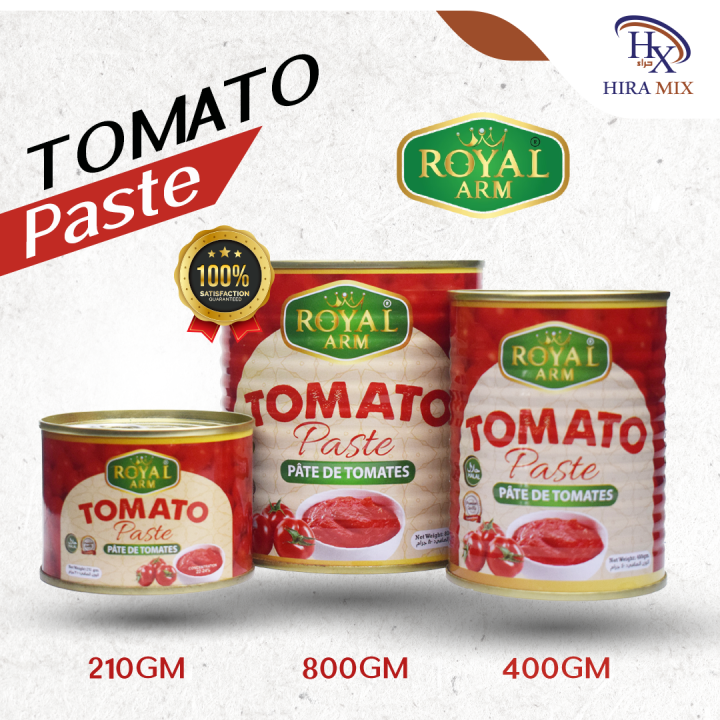 High Quality Royal Arm Tomato Paste Pes Tomato 210g/400g/800g معجون ...