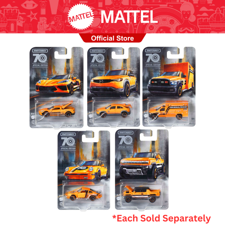 Matchbox 70th Anniversary Die-Cast Vehicles Special Edition Moving ...