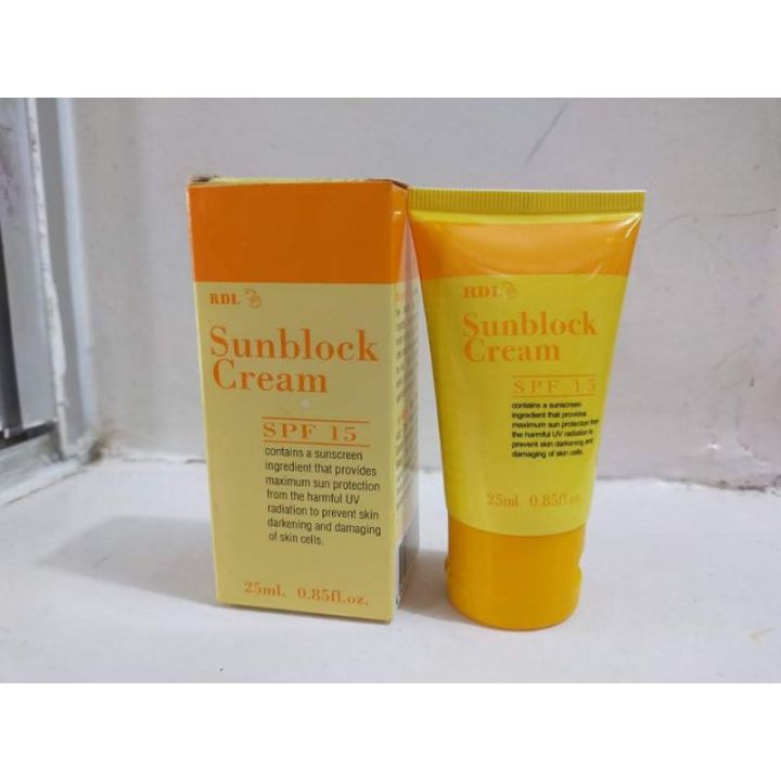 RDL sunblock cream 25ml | Lazada PH