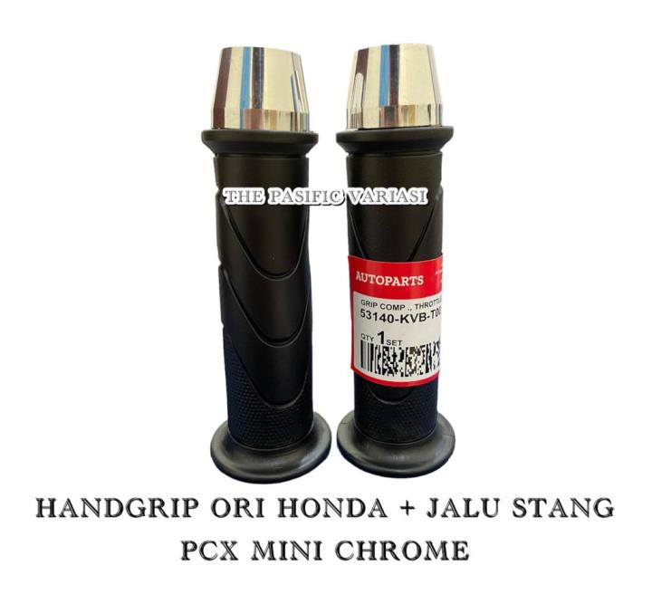 Handgrip Handfat Model Honda Plus Jalu Stang Pcx Mini Chrome Universal ...