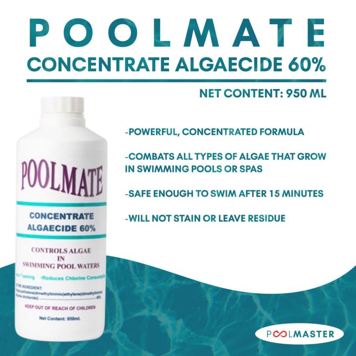 Poolmate Concentrate Algaecide 60% | Lazada PH