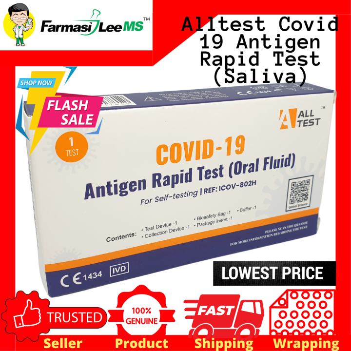 Alltest Saliva Antigen Test Kit (Exp 12/2025) Covid 19 RTK | Lazada