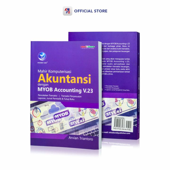 Buku Mahir Komputerisasi Akuntansi Dengan MYOB Accounting V23 Untuk Umum Ilmu Bisnis dan ...