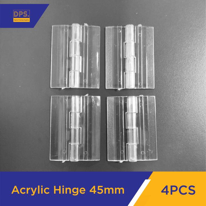 DPS Durable Clear Acrylic Hinge l Transparent Plexiglass Hinge 35mm ...