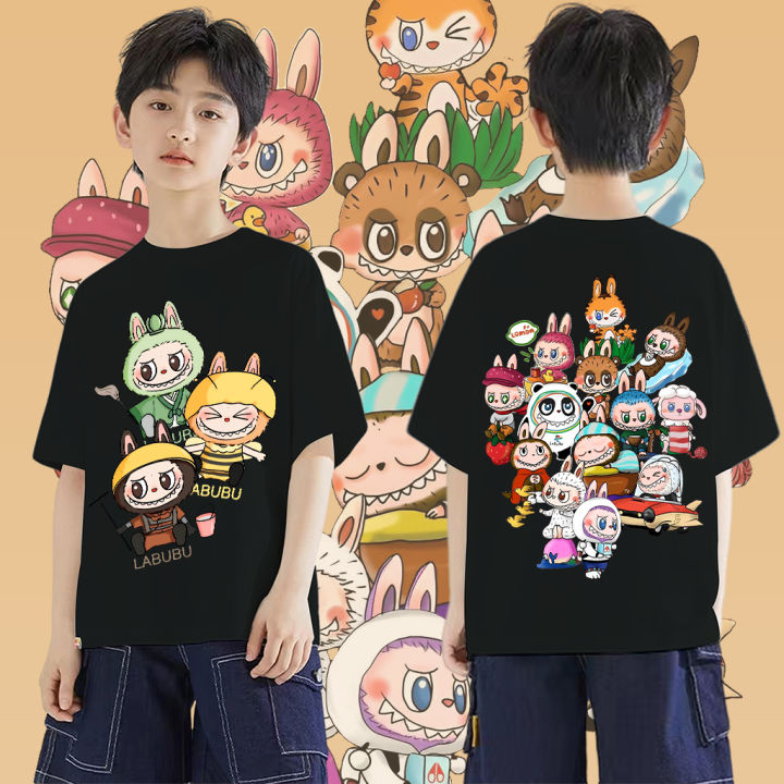 LABUBU Ready to deliver Labubu children's printed cotton T-shirt | Lazada