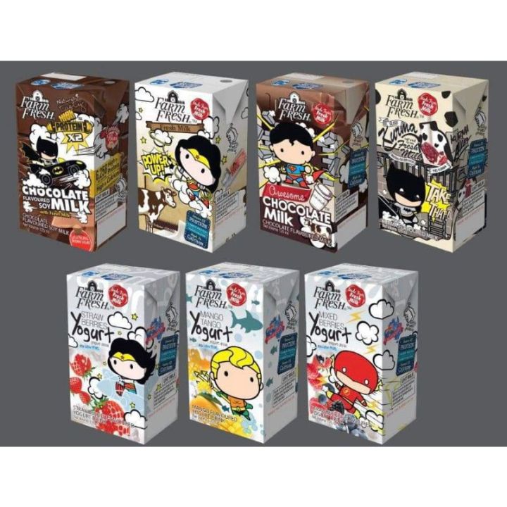 New Farm Fresh 125ML (32Packs/Carton) Fresh Milk Grow Banana Mixberry ...