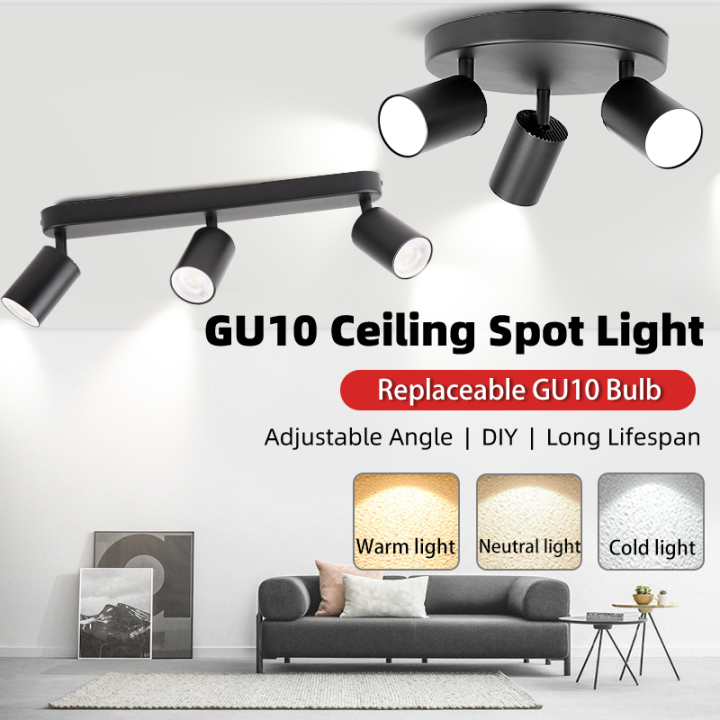 LED Track Light GU10 Spotlight Replacement Bulb 220v Rail Lamp Spot ...