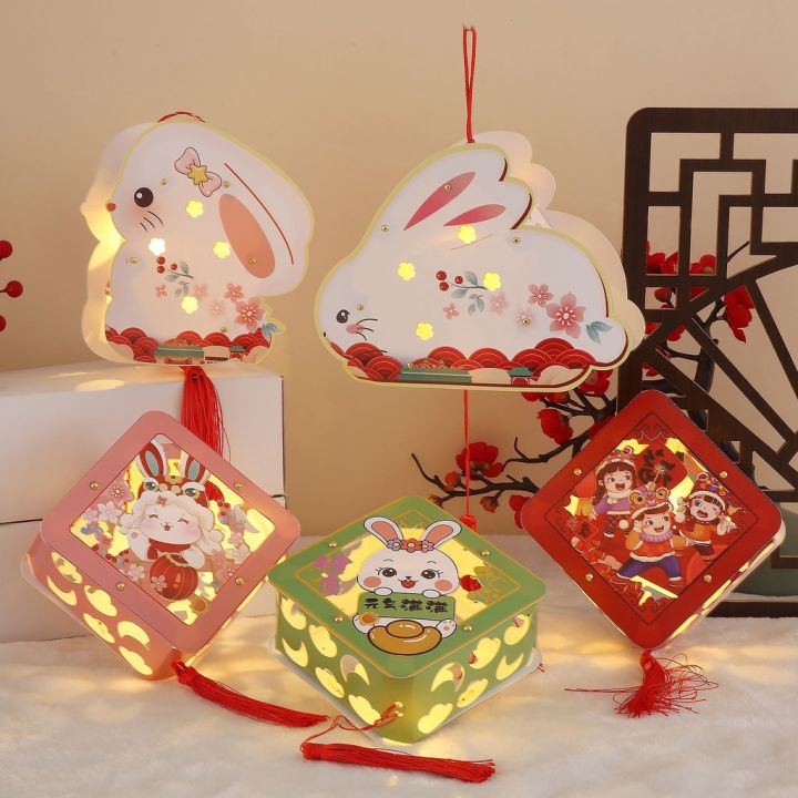 NEW 2024 Mid-Autumn DIY Lantern Festival Kid Hand-held Mooncake ...
