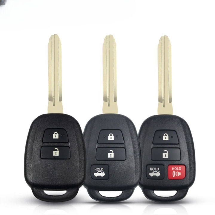 Remote Car Key Case Shell 2/3/4 Buttons For Toyota Vios Gen 3 Gen 4 ...