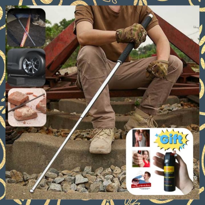 Multi-function defense stick metal Outdoor Tactic Safety Protection ...