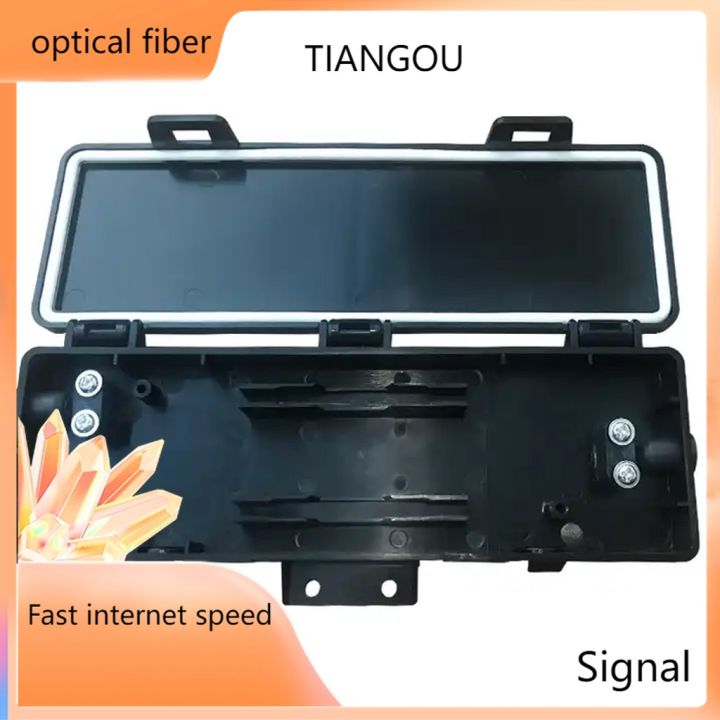 Waterproof Fiber Optic Splice Box Distribution Box 1 IN 2 OUT Fiber ...