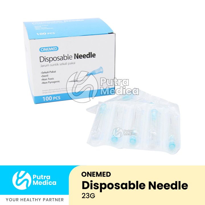 Onemed Needle - 1 Box / Jarum Suntik / Jarum Injeksi Spuit Spuilt ...