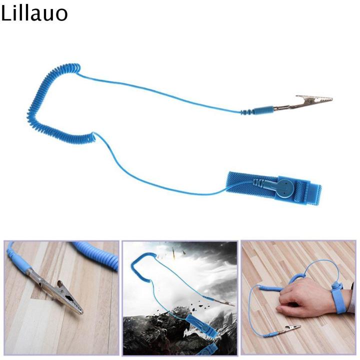 LILLAUO Electrostatic ESD Reusable Wire Cable Discharge with Grounding ...