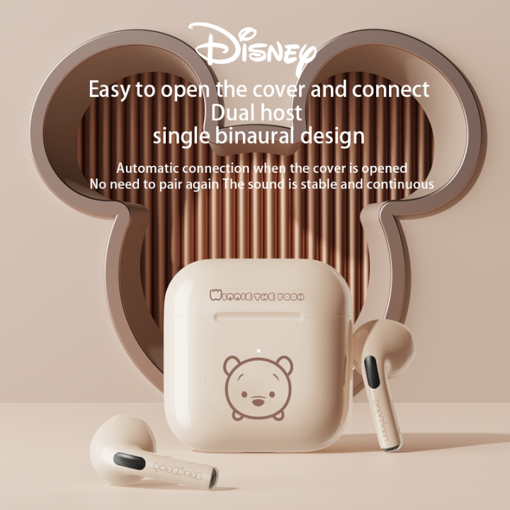100% Original Disney F11หูฟังไร้สายบลูทูธหูฟังบลูทูธ5.2หูฟังไมโครโฟนใน ...