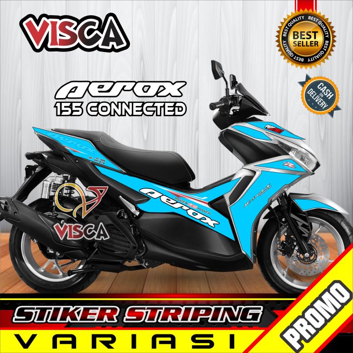 Stiker Striping Aerox 155 Connected Variasi Polos | Lazada Indonesia
