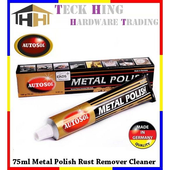 AUTOSOL Metal Polish Rust Remover Chrome Cleaner Stainless Steel ...