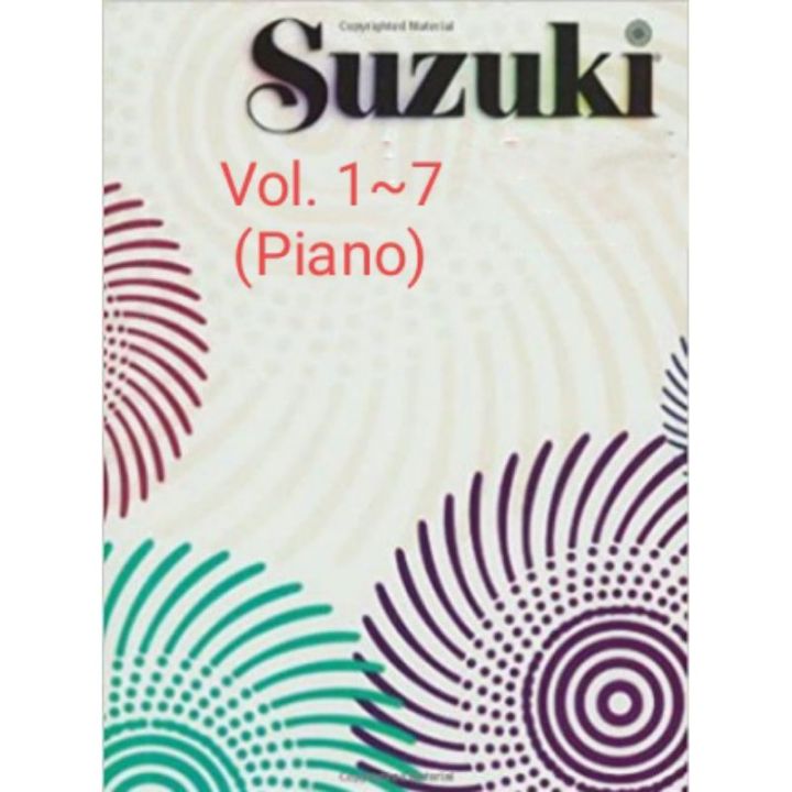(E-book)Suzuki Piano School 🎹Piano Book Vol. 1~7 | Lazada